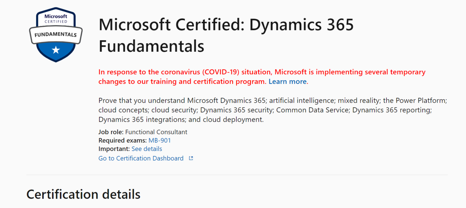 Microsoft Dynamics 365 Virtual Training Day: Fundamentals MB-901 FREE ...
