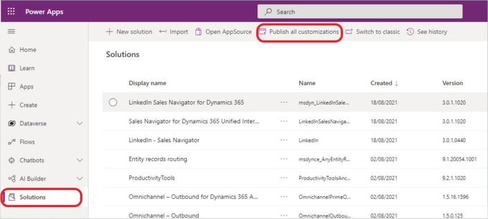 Enabling the model driven apps in-app notifications feature - CHIME OKURE