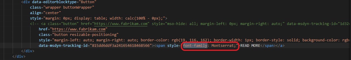 Adding a custom font to the Button List on your Dynamics 365 Marketing ...