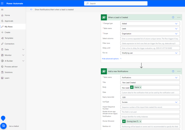 Setting up Notification when a Lead is created in D365 Marketing ...